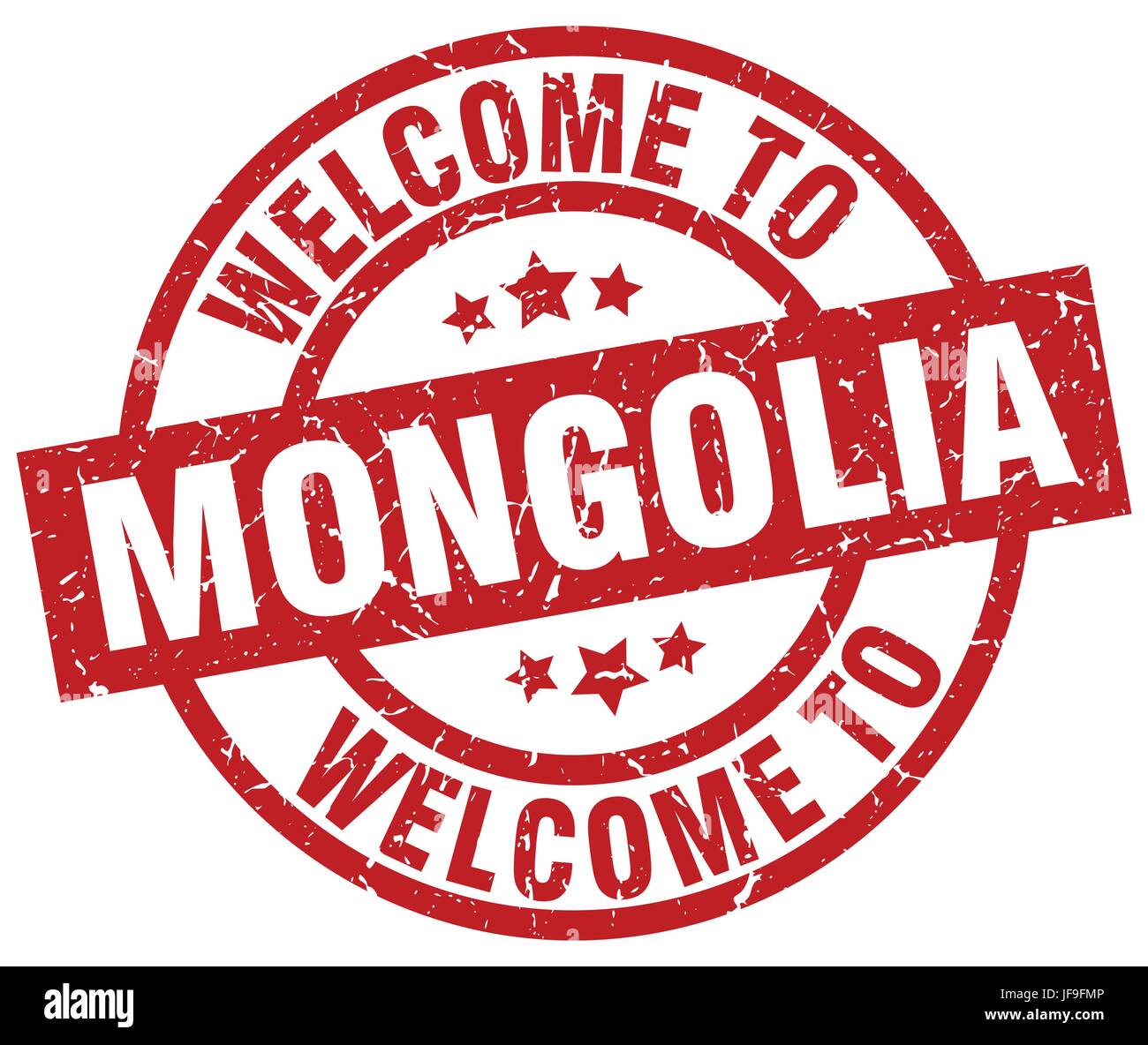 welcome to Mongolia red stamp Stock Vector Image & Art - Alamy
