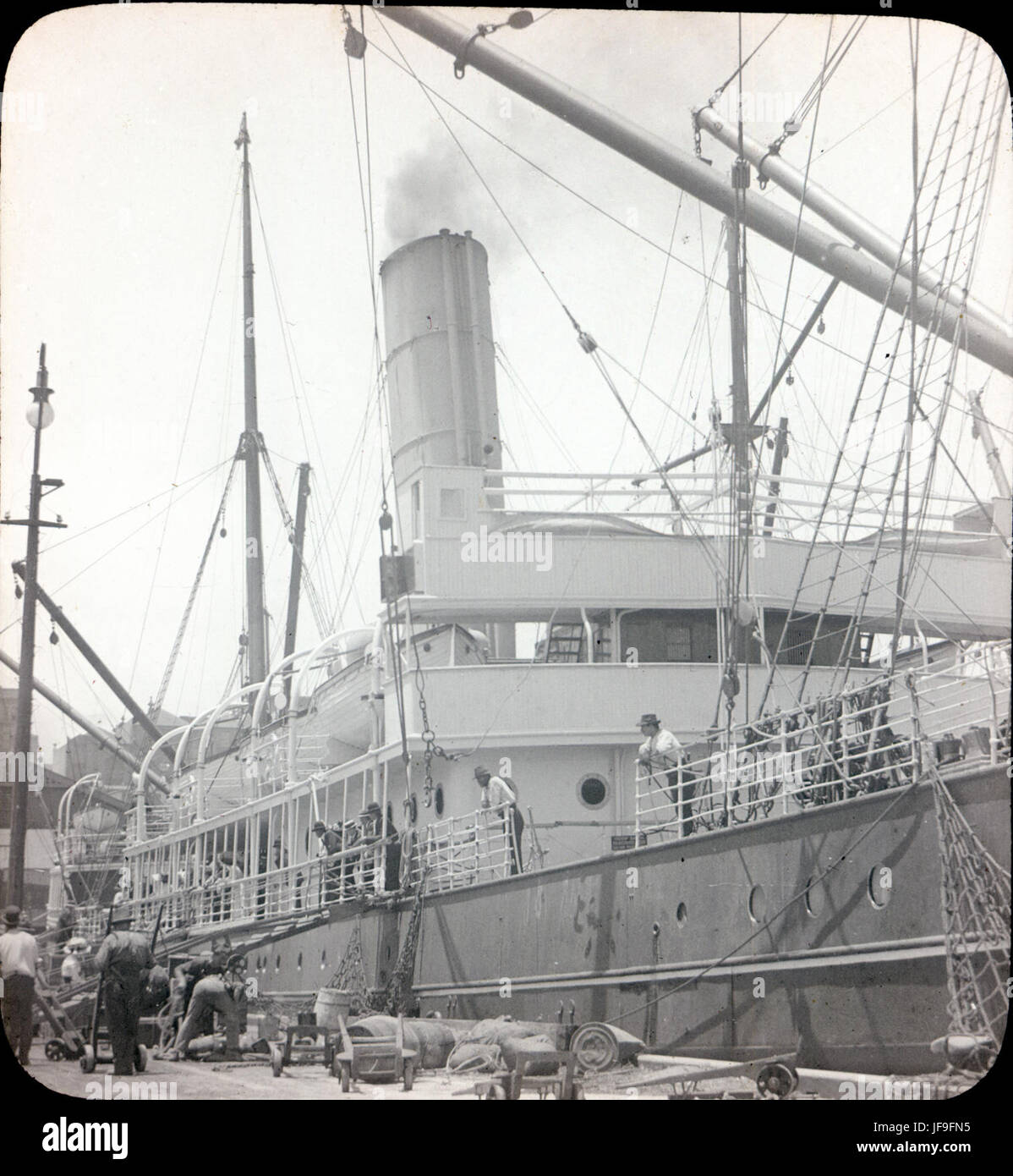 SS Victoria at Central Wharf, Walsh Bay 33709943462 o Stock Photo - Alamy