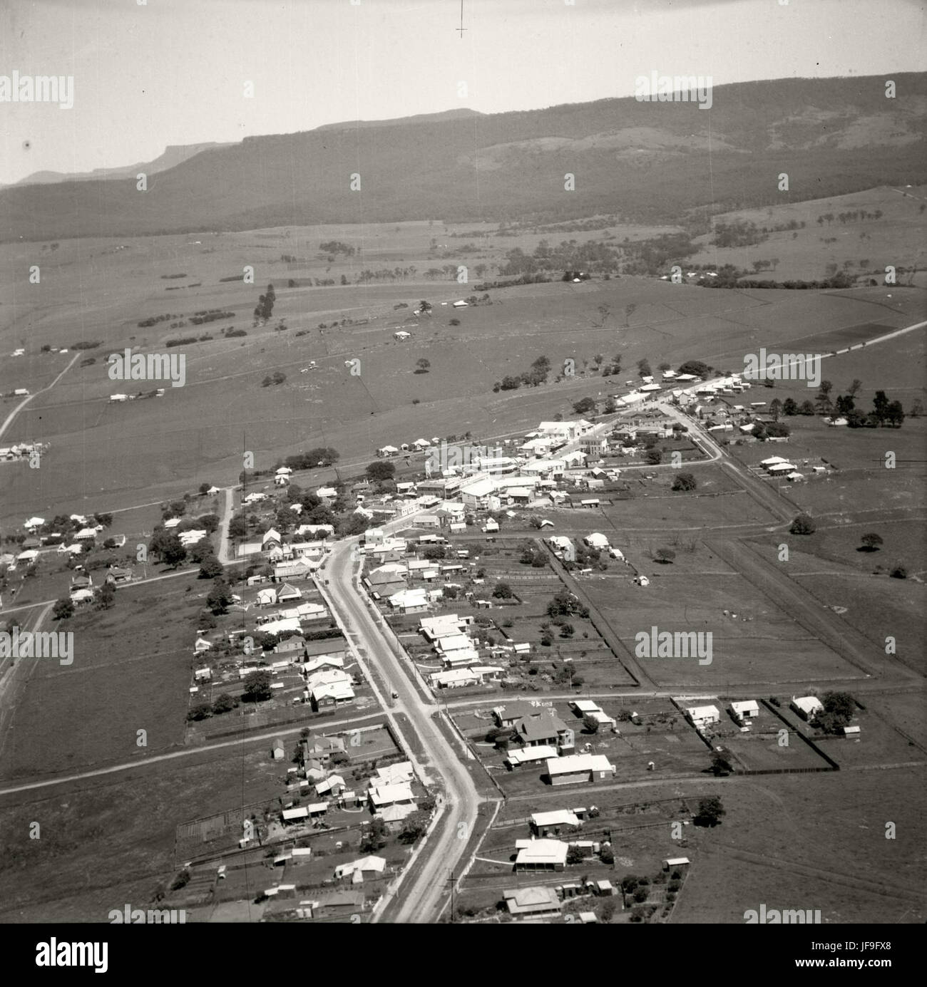 Aerial photograph of Milton taken on November 17, 1937, part of the ...