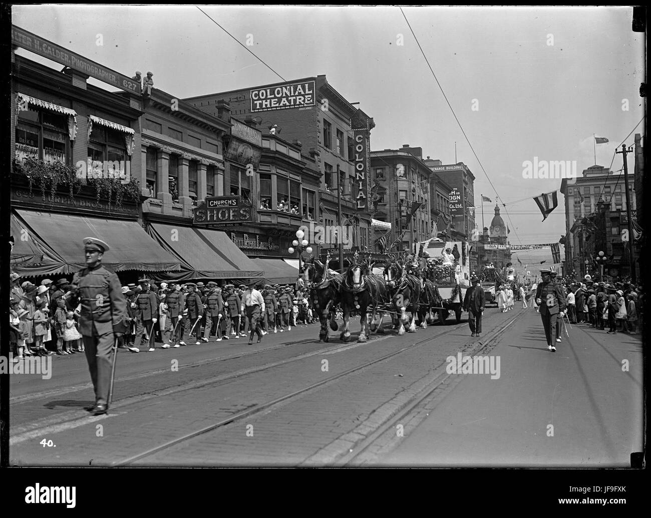 A vibrant photograph capturing the Dominion Day Parade, celebrating ...