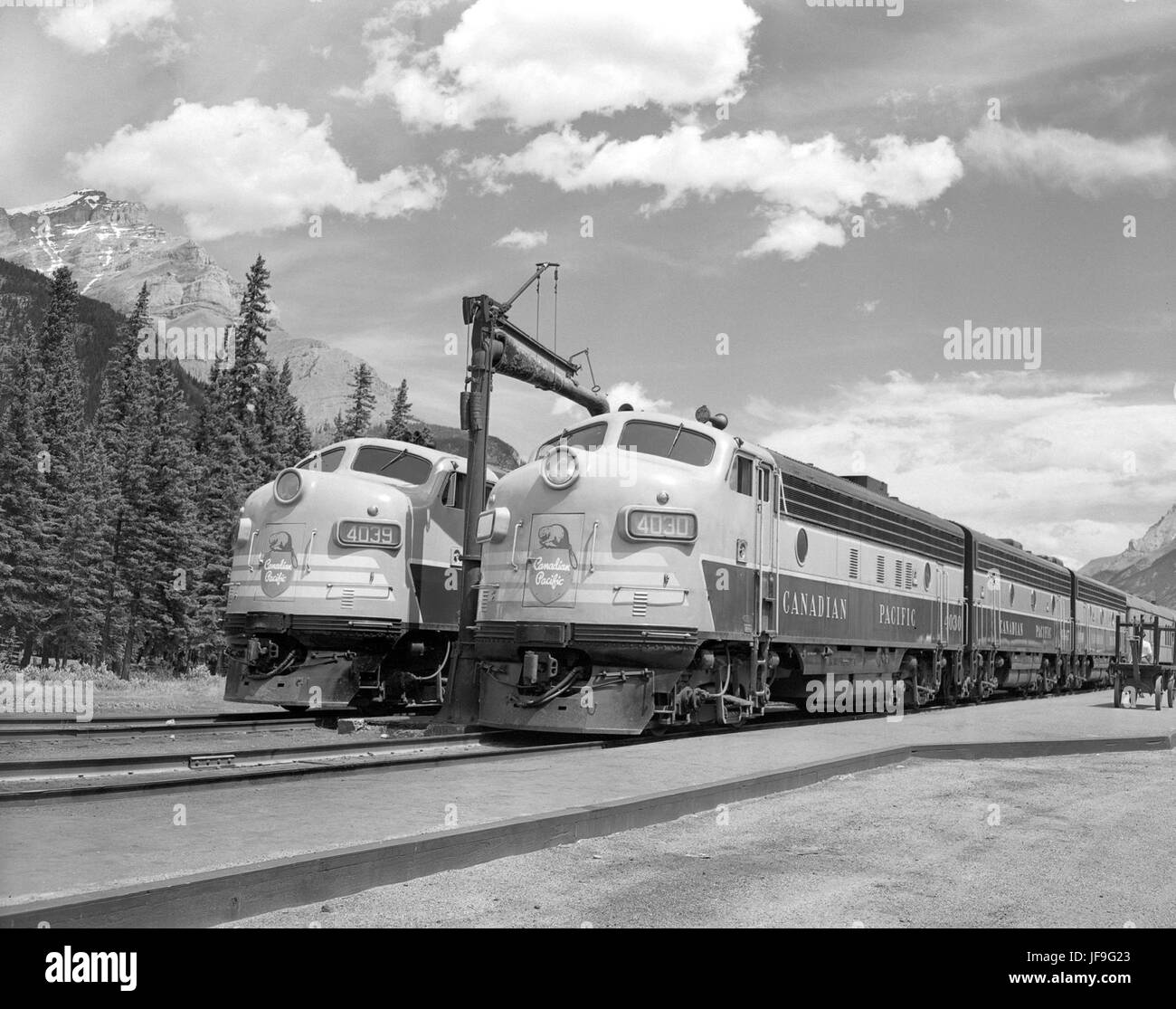 Map of banff hi-res stock photography and images - Alamy