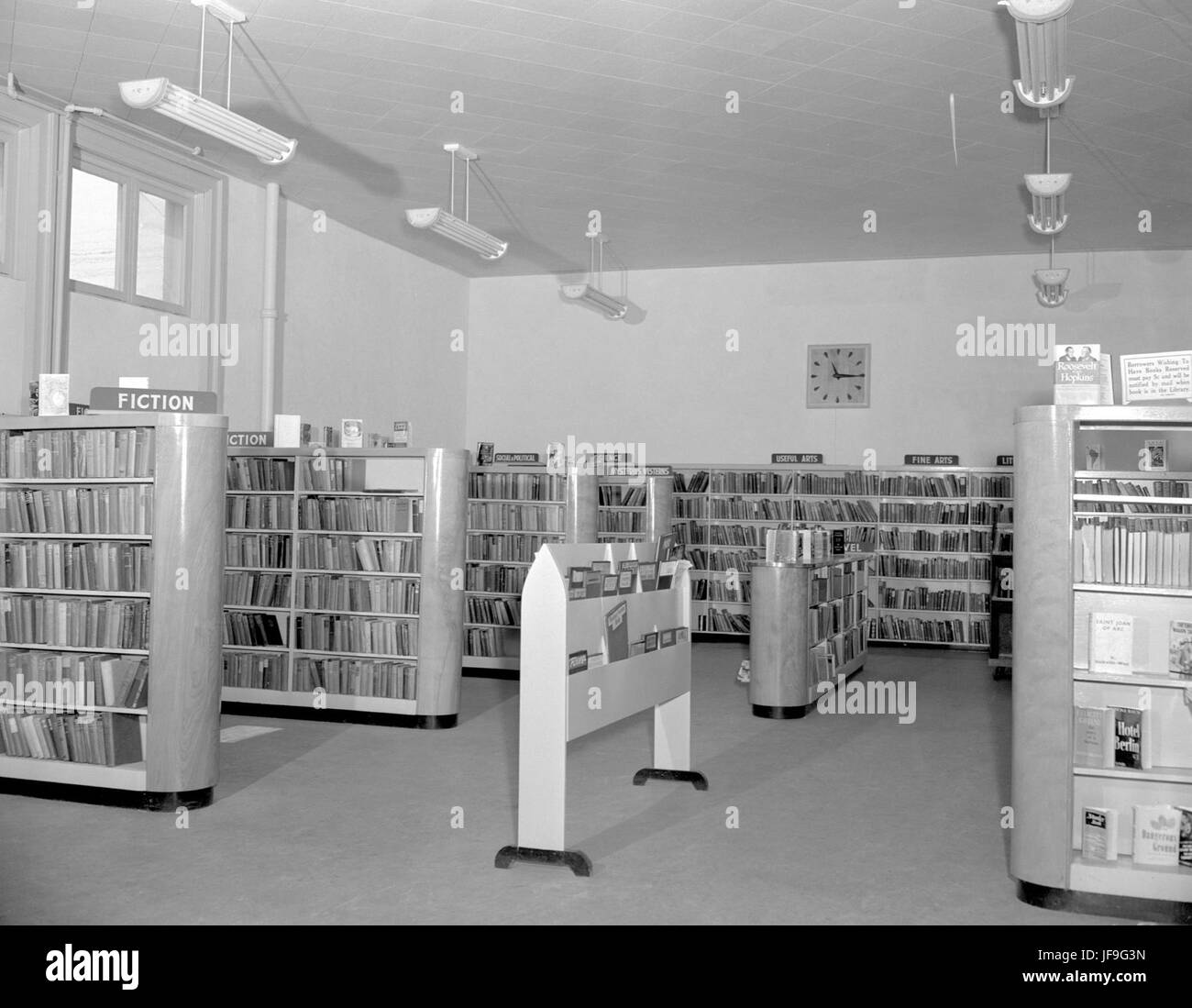 The Medicine Hat Public Library in Alberta, Canada, captured in a ...