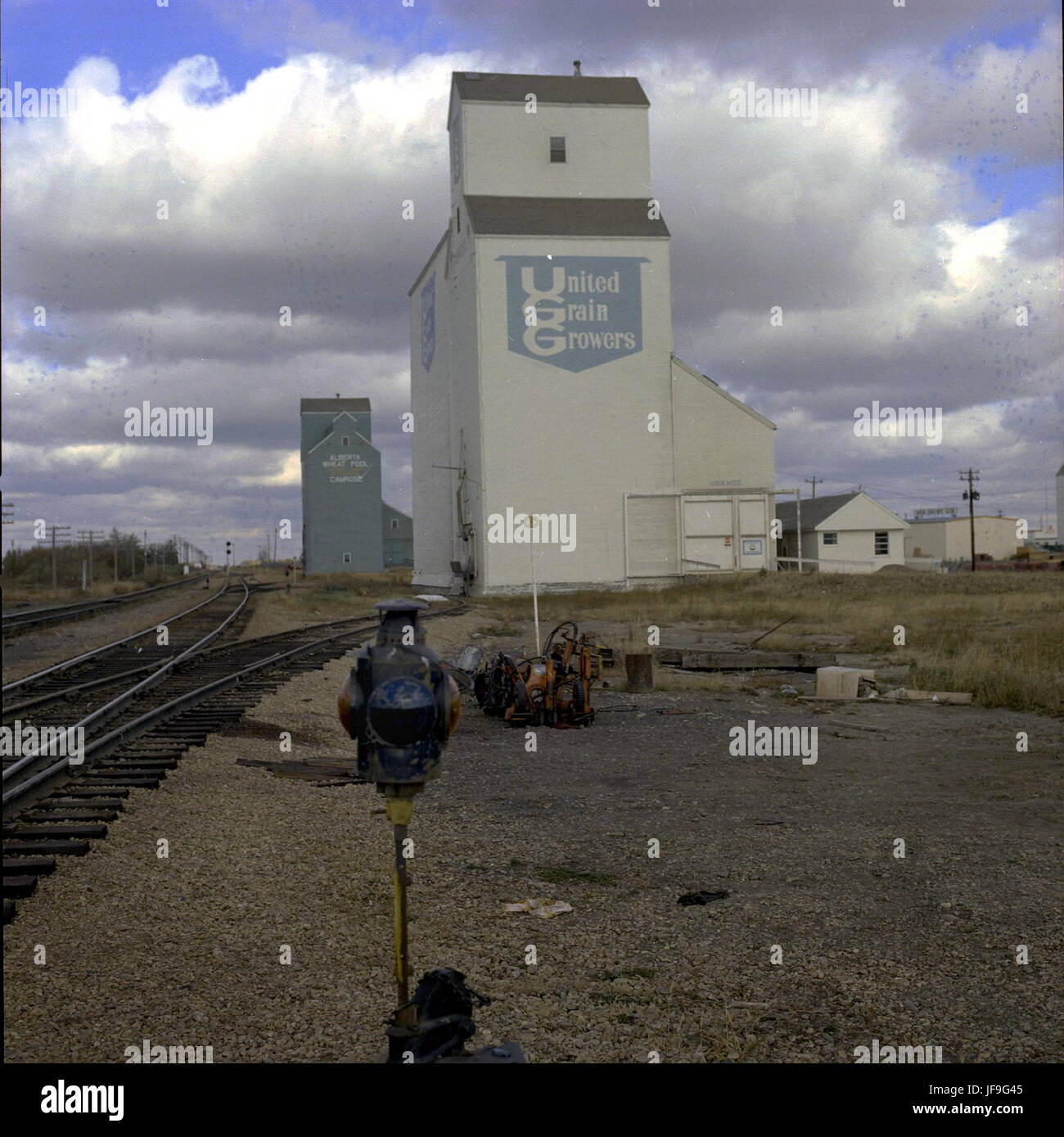 United Grain Growers and Alberta Wheat Pool grain elevators in ...