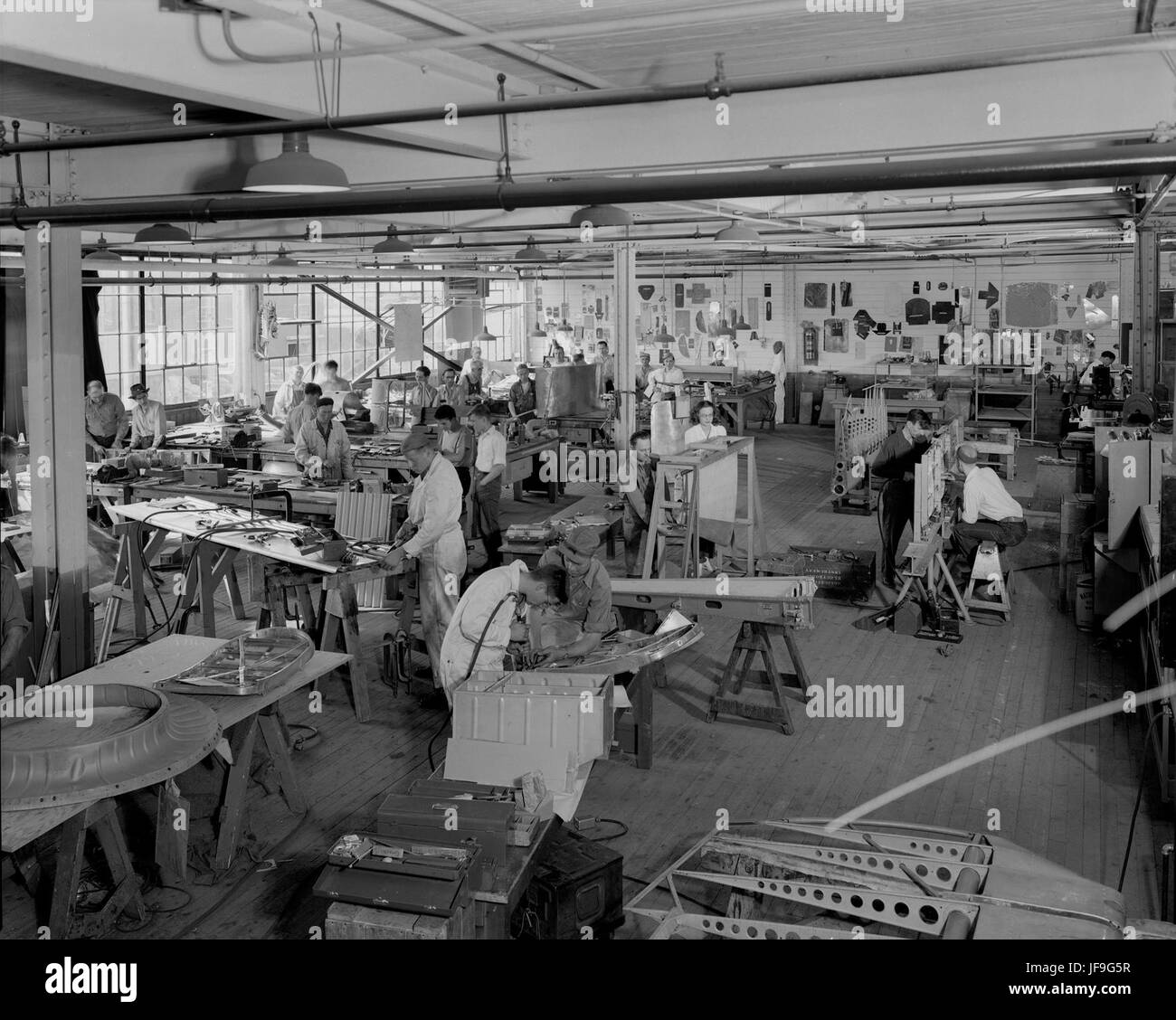 An additional view of the North West Industries airplane plant ...