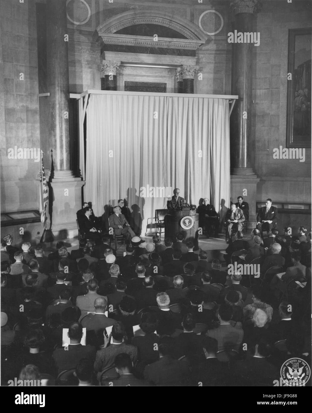 Photograph of General View at the Unveiling Ceremony: A photograph ...