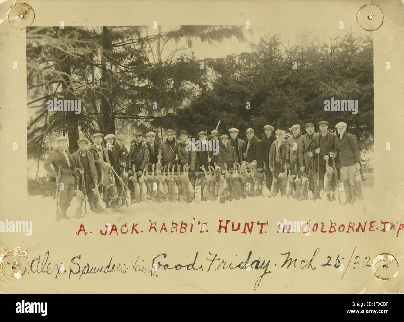 Rabbit hunting vintage hi-res stock photography and images - Alamy