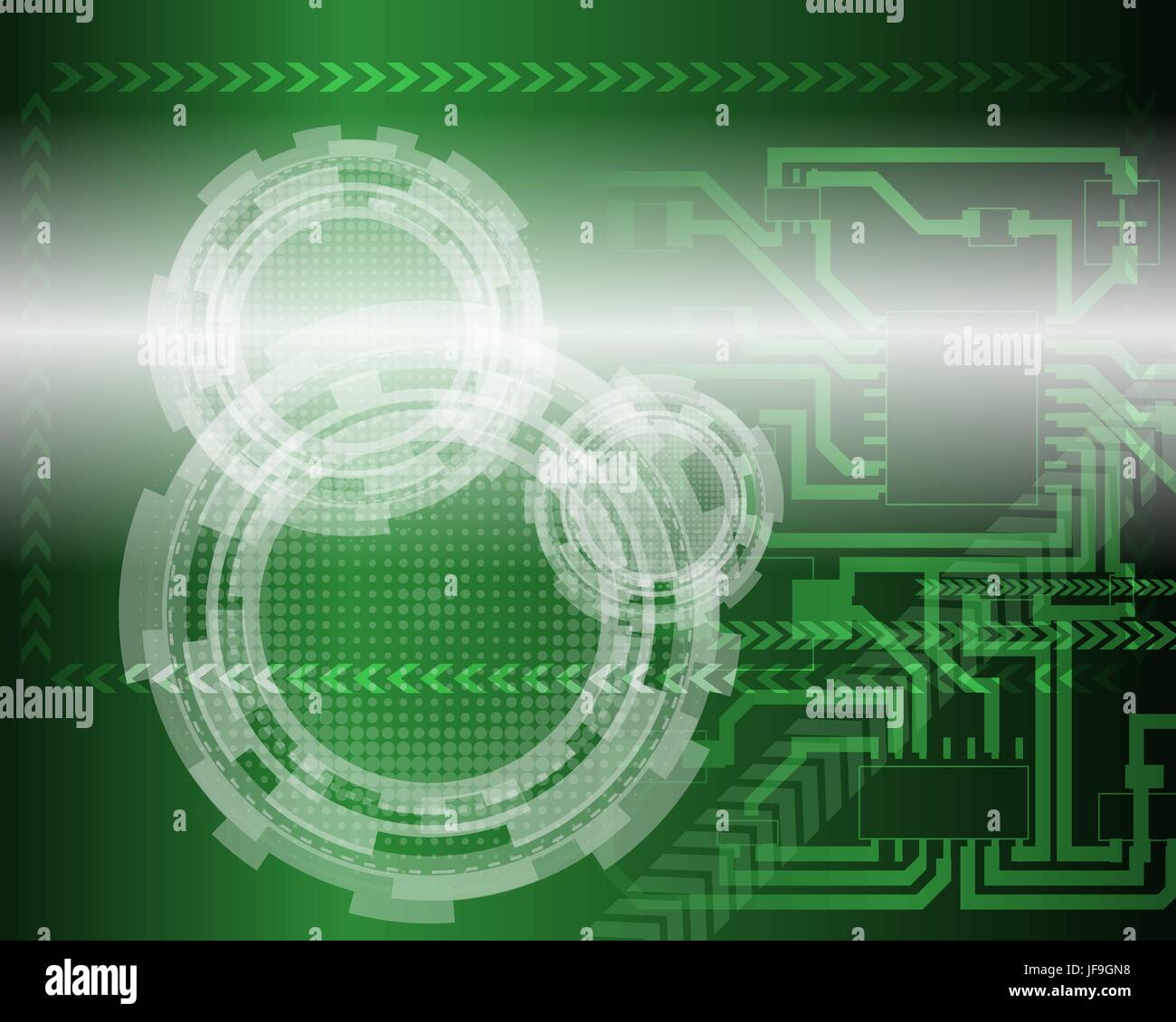 Technological green background Stock Vector Image & Art - Alamy