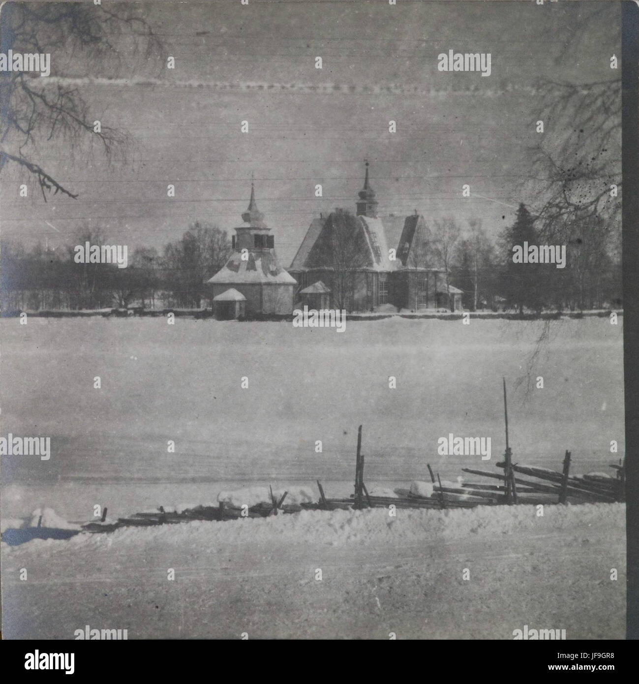 The stereoscopic photograph captures the unique perspective of Ruovesi ...
