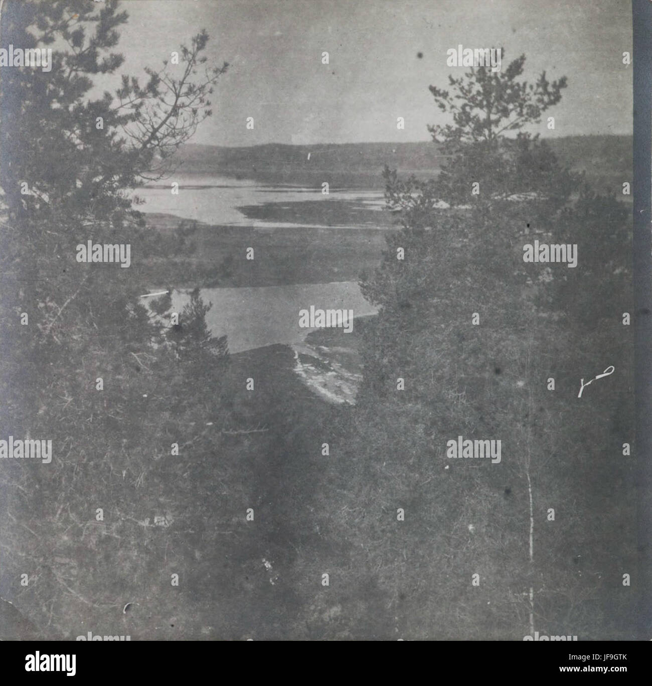 A scenic landscape view from Linudd, captured in a stereoscopic ...