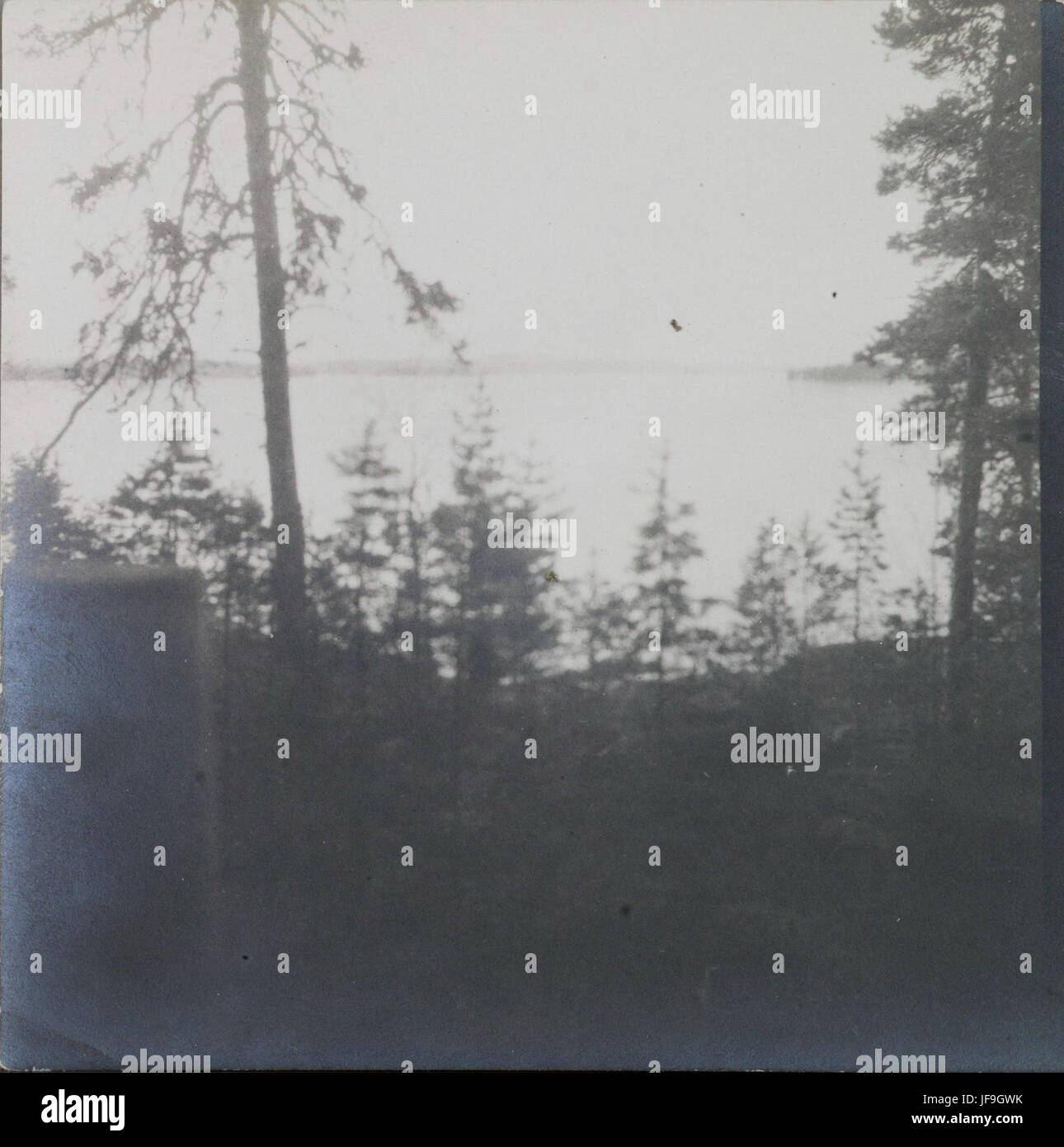 A stereoscopic photograph showcasing the stunning landscape of Ruovesi ...