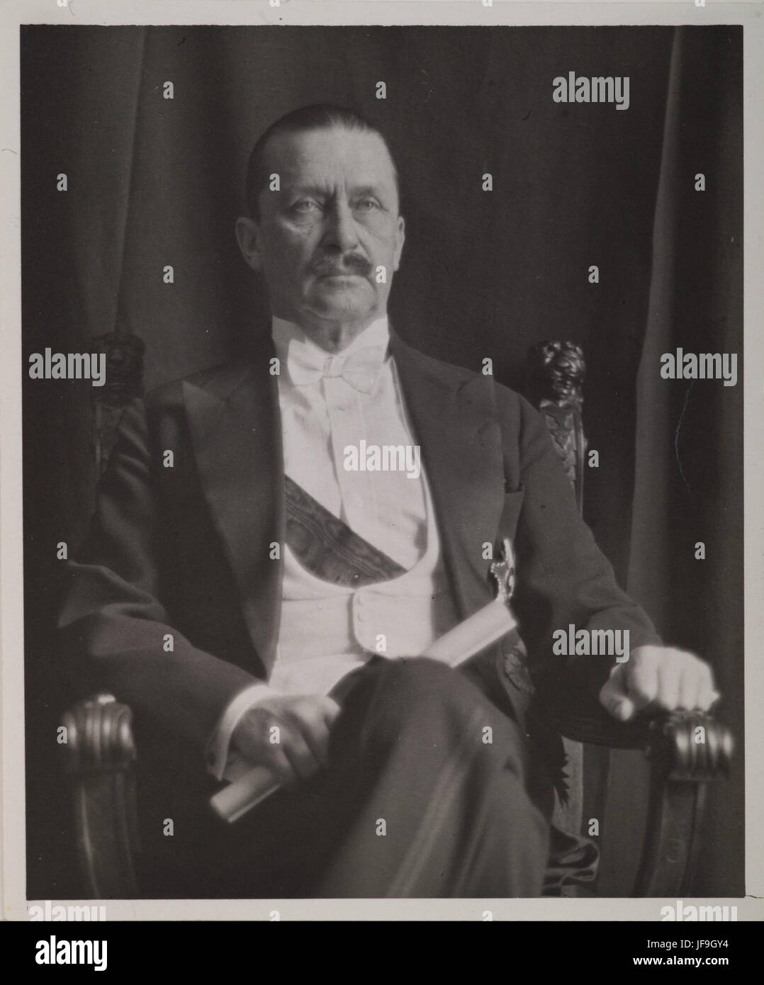 A classic portrait of Carl Gustaf Emil Mannerheim, a key figure in ...