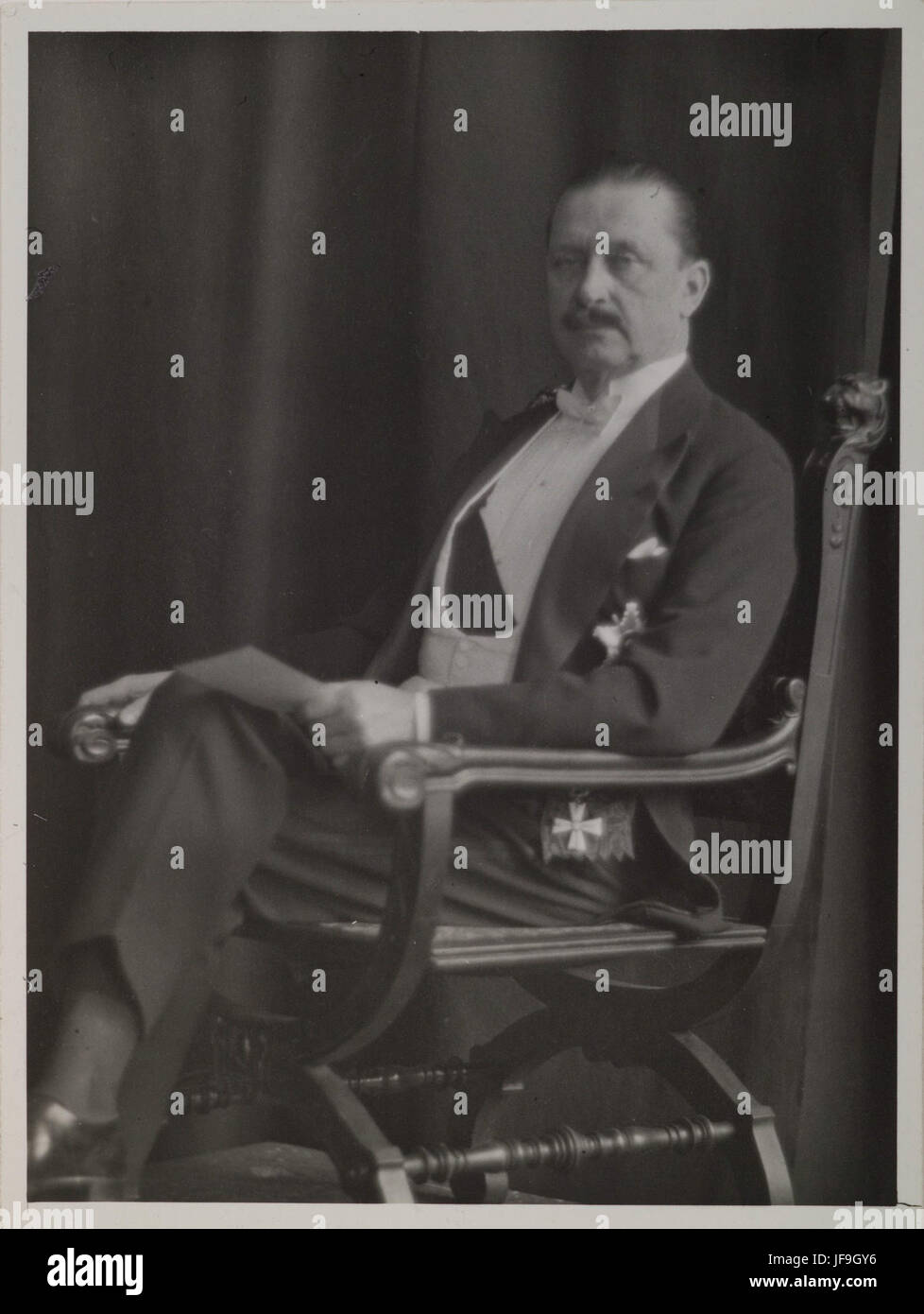 A striking portrait of Carl Gustaf Emil Mannerheim, the Finnish ...