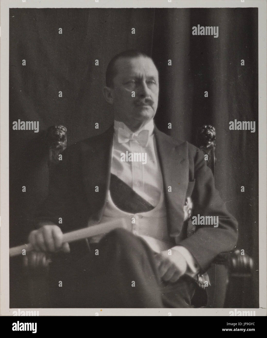 Portrait of Carl Gustaf Emil Mannerheim, Finnish military leader Stock ...