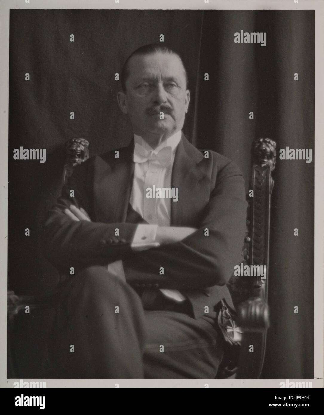 Portrait of Carl Gustaf Mannerheim, seated Stock Photo - Alamy