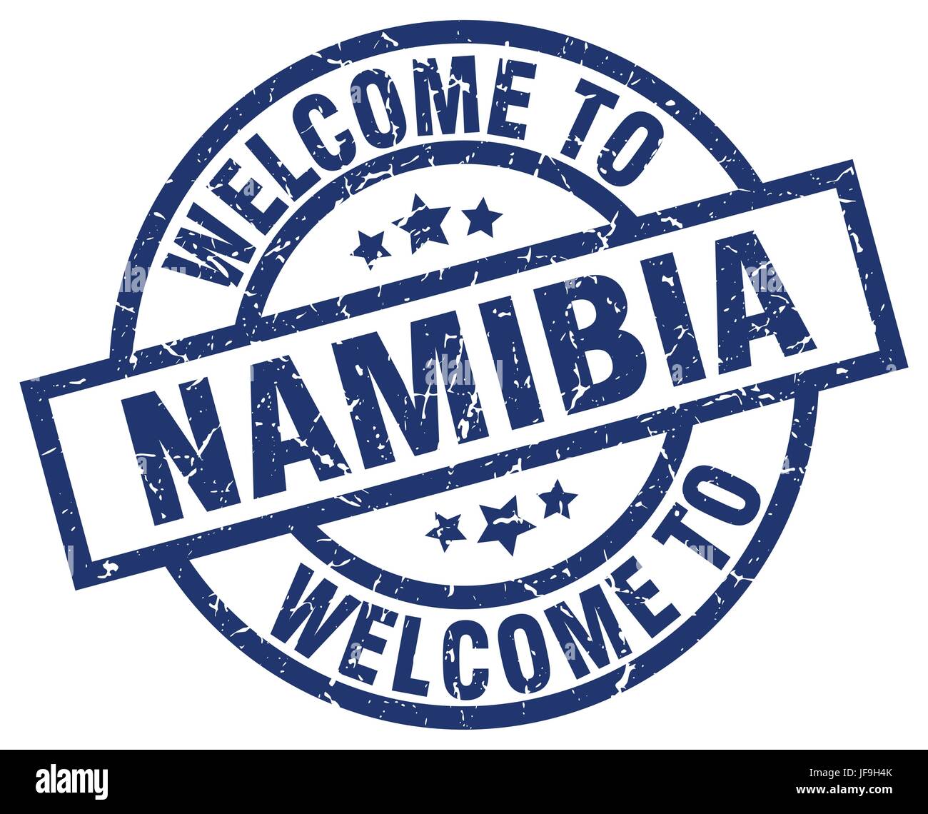 welcome to Namibia blue stamp Stock Vector Image & Art - Alamy