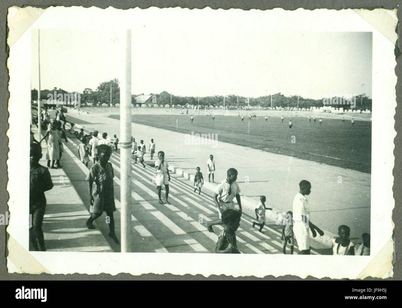 A historical photograph depicting the journey to the Congo in 1939 ...