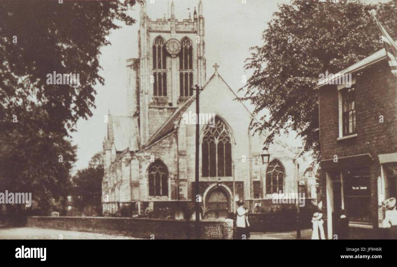A photograph of St Mary The Virgin Church in Cottingham from 1900 ...
