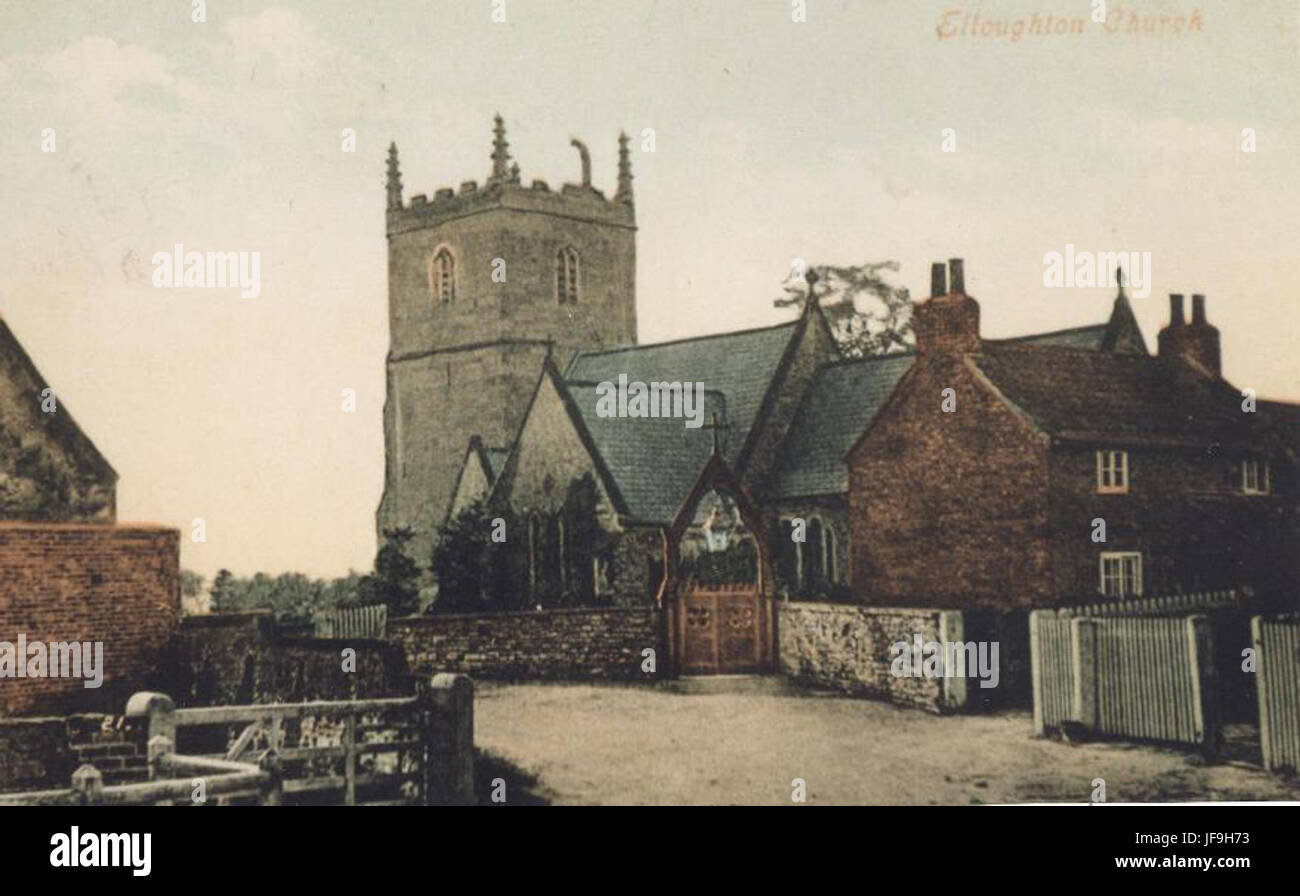 St Marys Church Elloughton 1907 Stock Photo - Alamy