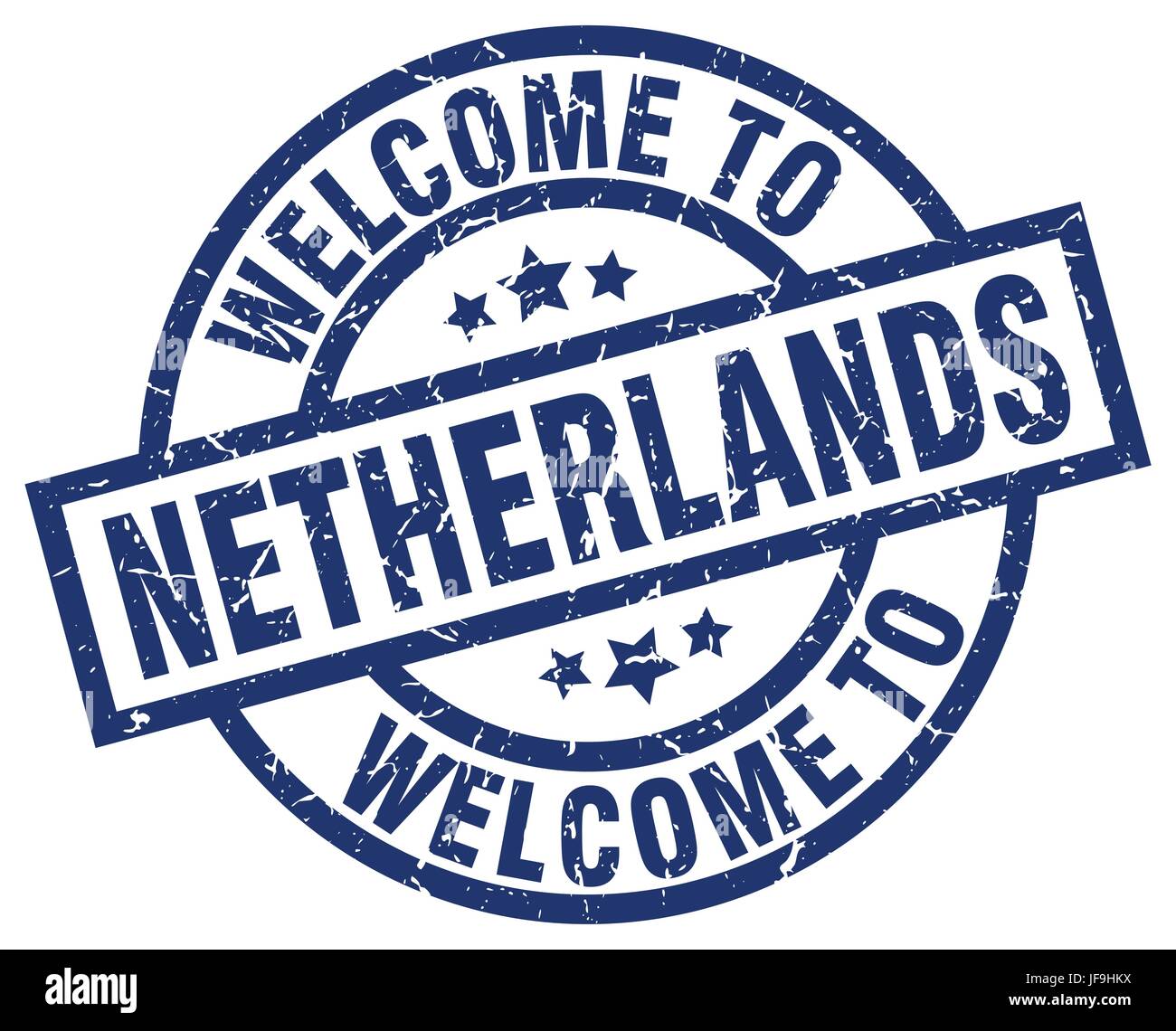 welcome to Netherlands blue stamp Stock Vector Image & Art - Alamy
