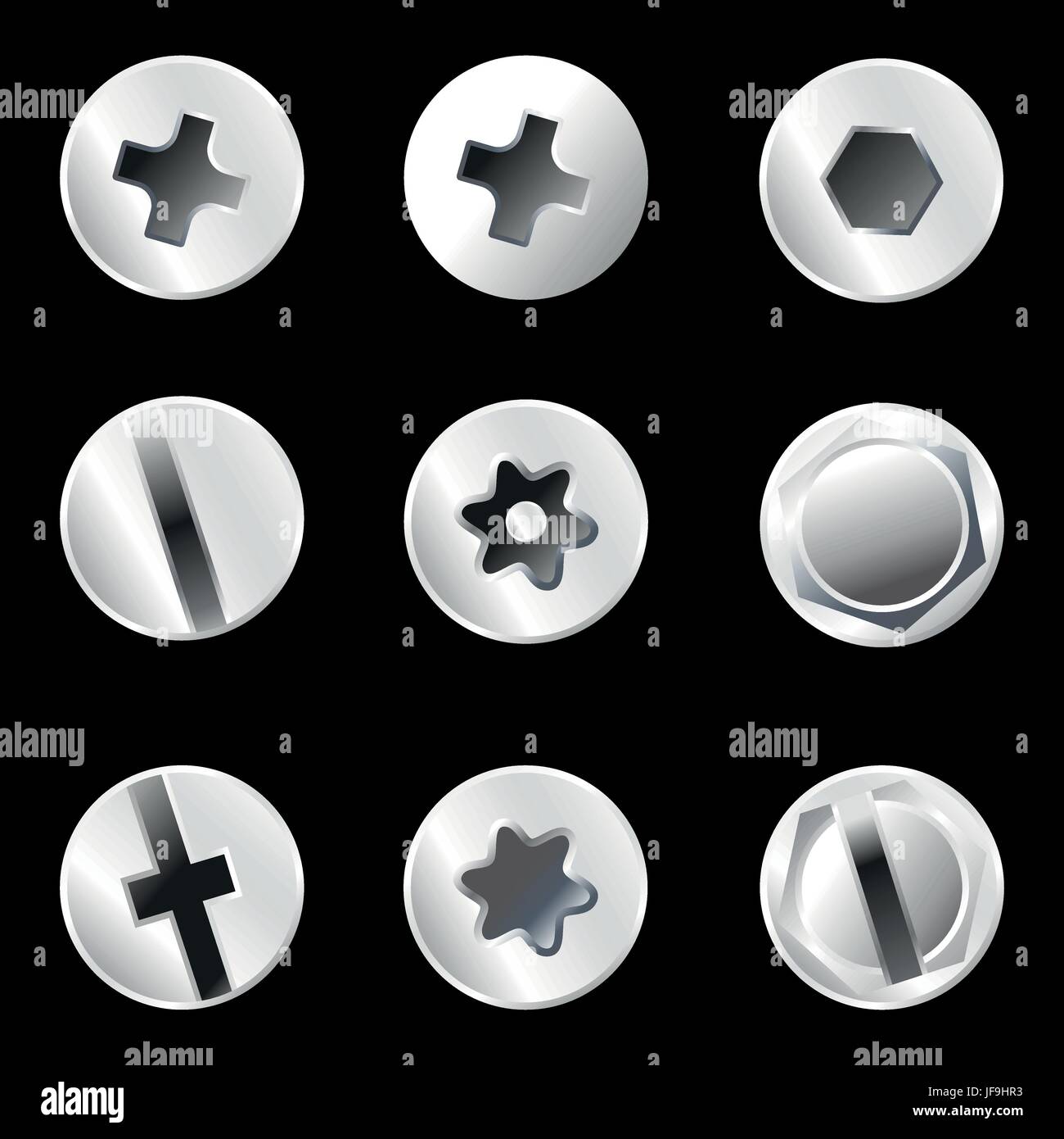 Screw Head Vector