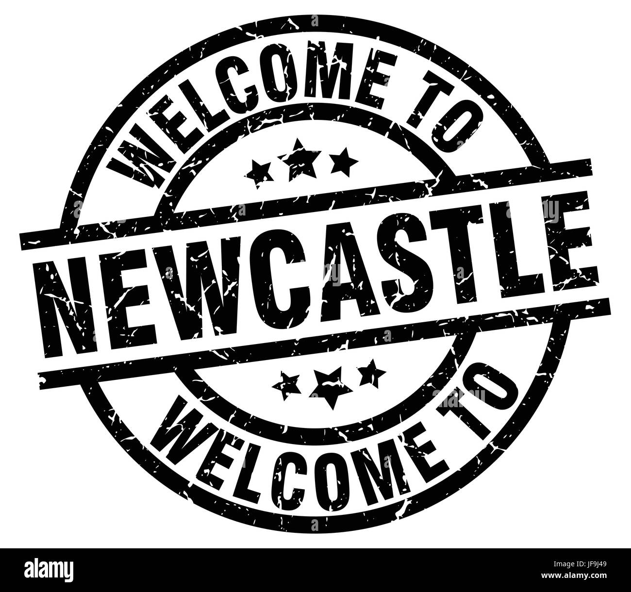 welcome to Newcastle black stamp Stock Vector Image & Art - Alamy