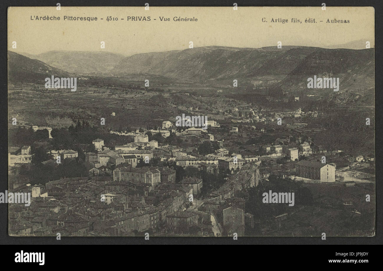 Privas map hi-res stock photography and images - Alamy