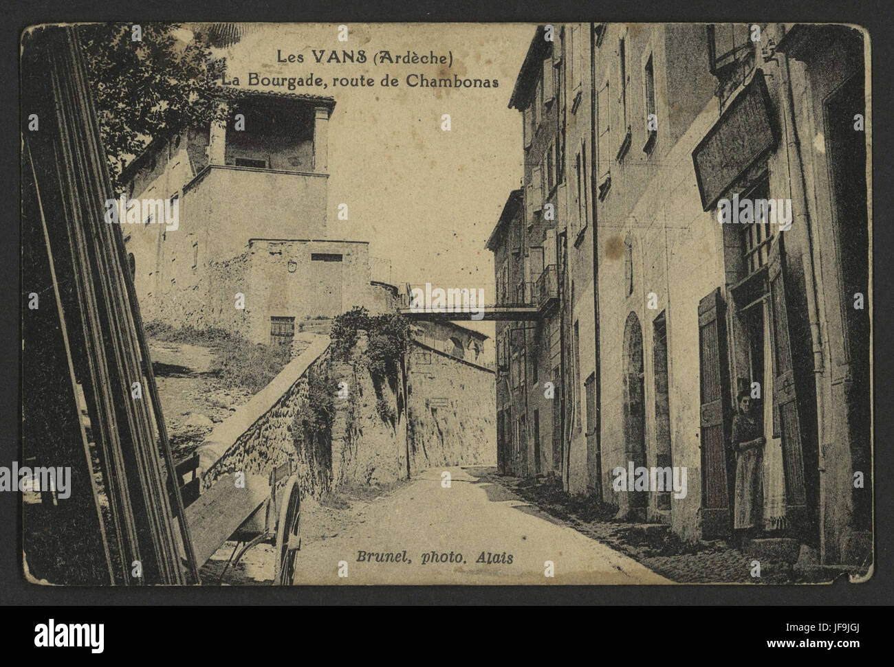 A picturesque scene of Les Vans in Ardèche, France, capturing the charm ...