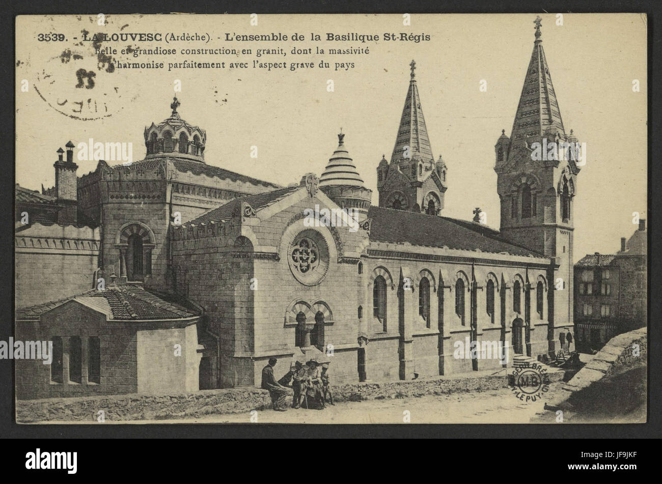 The Basilique St-Régis in La Louvesc, Ardèche, France, is a stunning ...