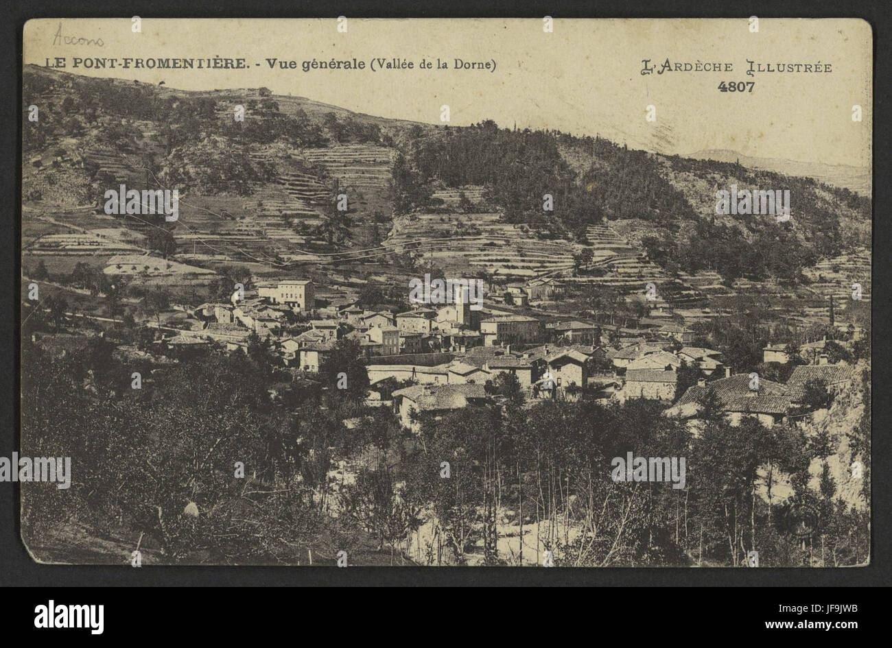 Le Pont-Fromentière - General View of the Drôme Valley Bridge Stock ...