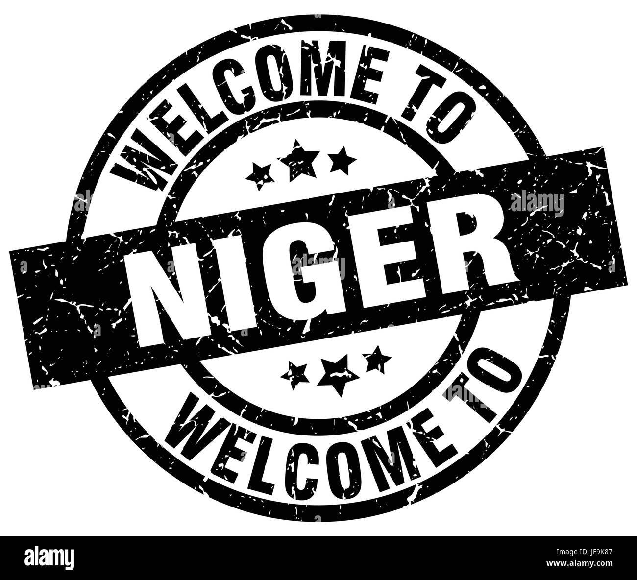 welcome to Niger black stamp Stock Vector Image & Art - Alamy