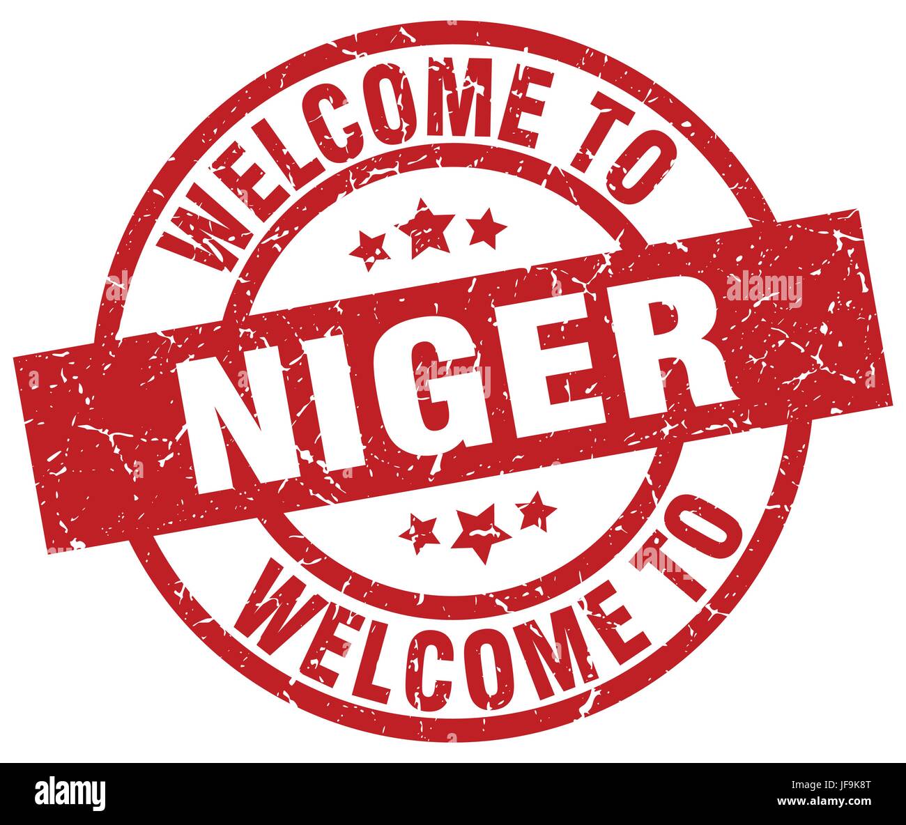 welcome to Niger red stamp Stock Vector Image & Art - Alamy