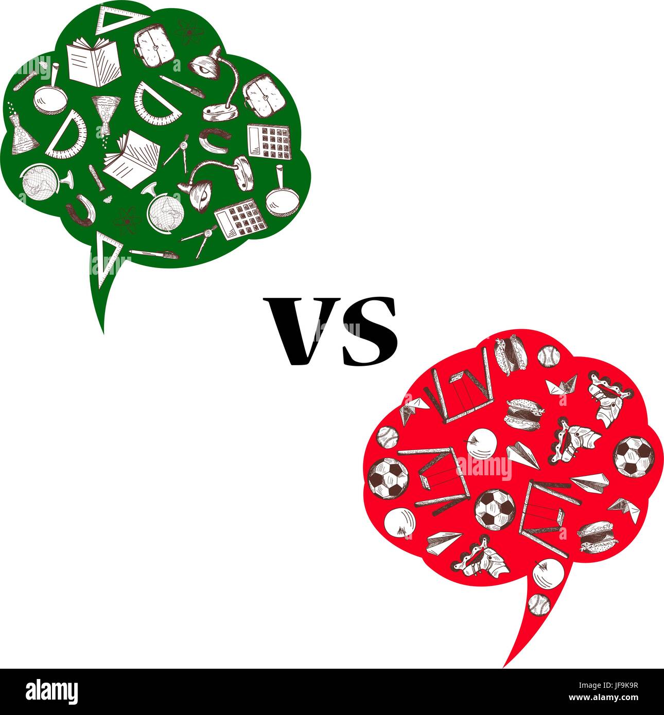 Break study Stock Vector Images - Alamy