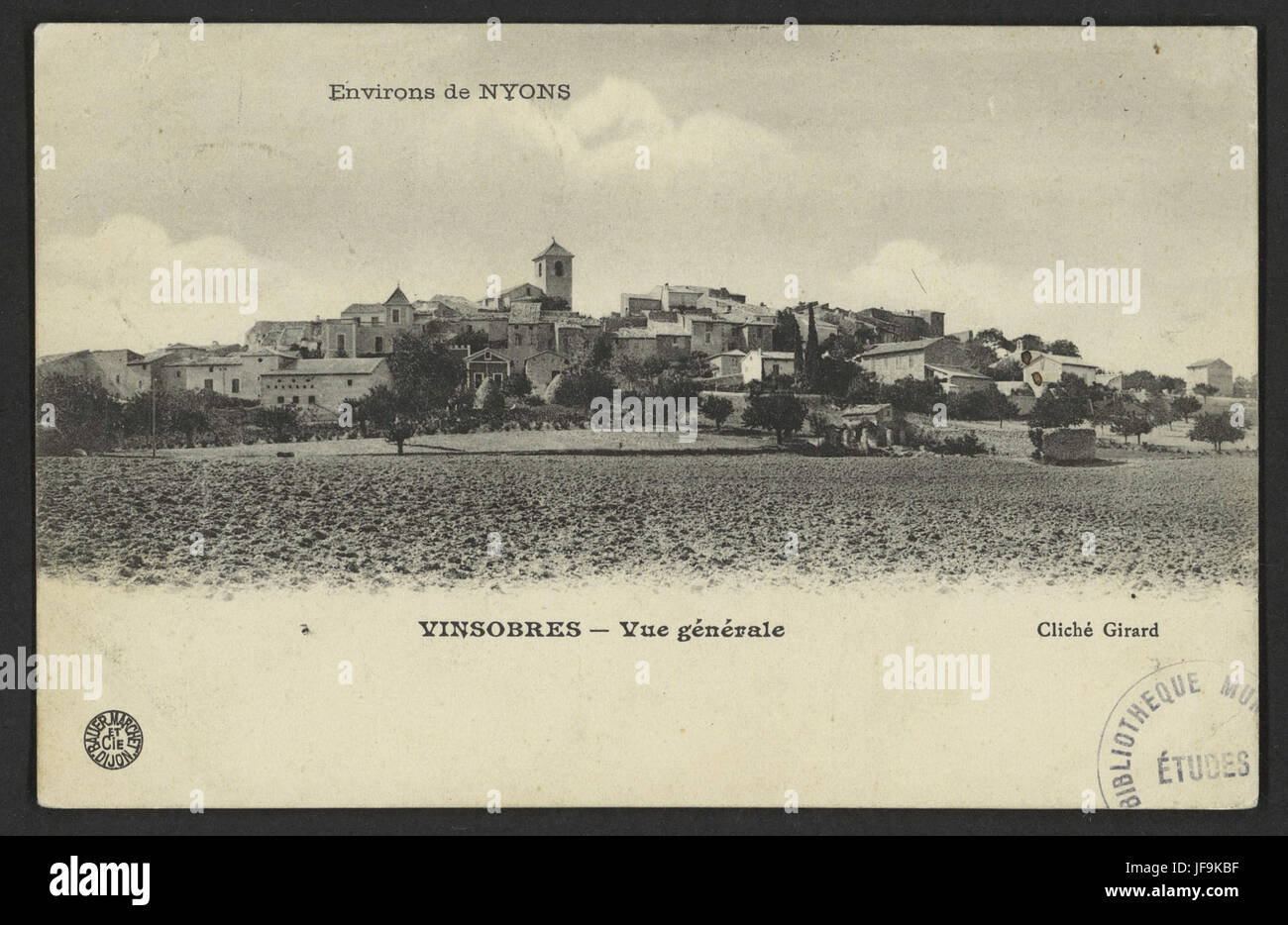 A scenic general view of Vinsobres, a picturesque village in southern ...