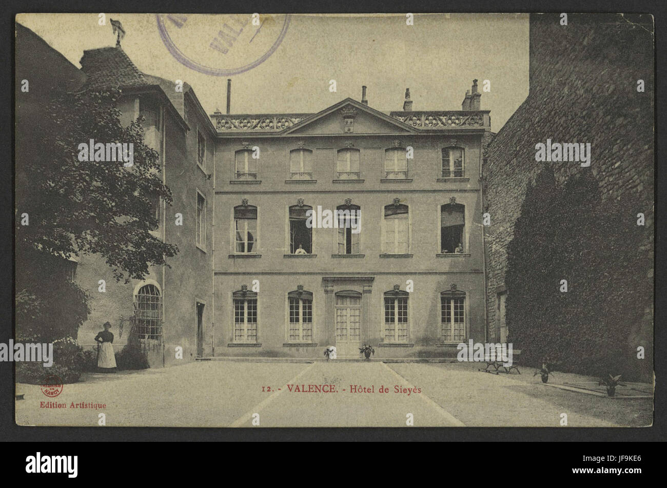 The Hôtel de Sieyès in Valence, France, a historical building with ...