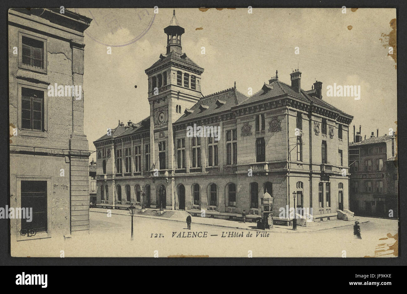 L'Hôtel de Ville (Town Hall) in Valence, France, is an iconic ...
