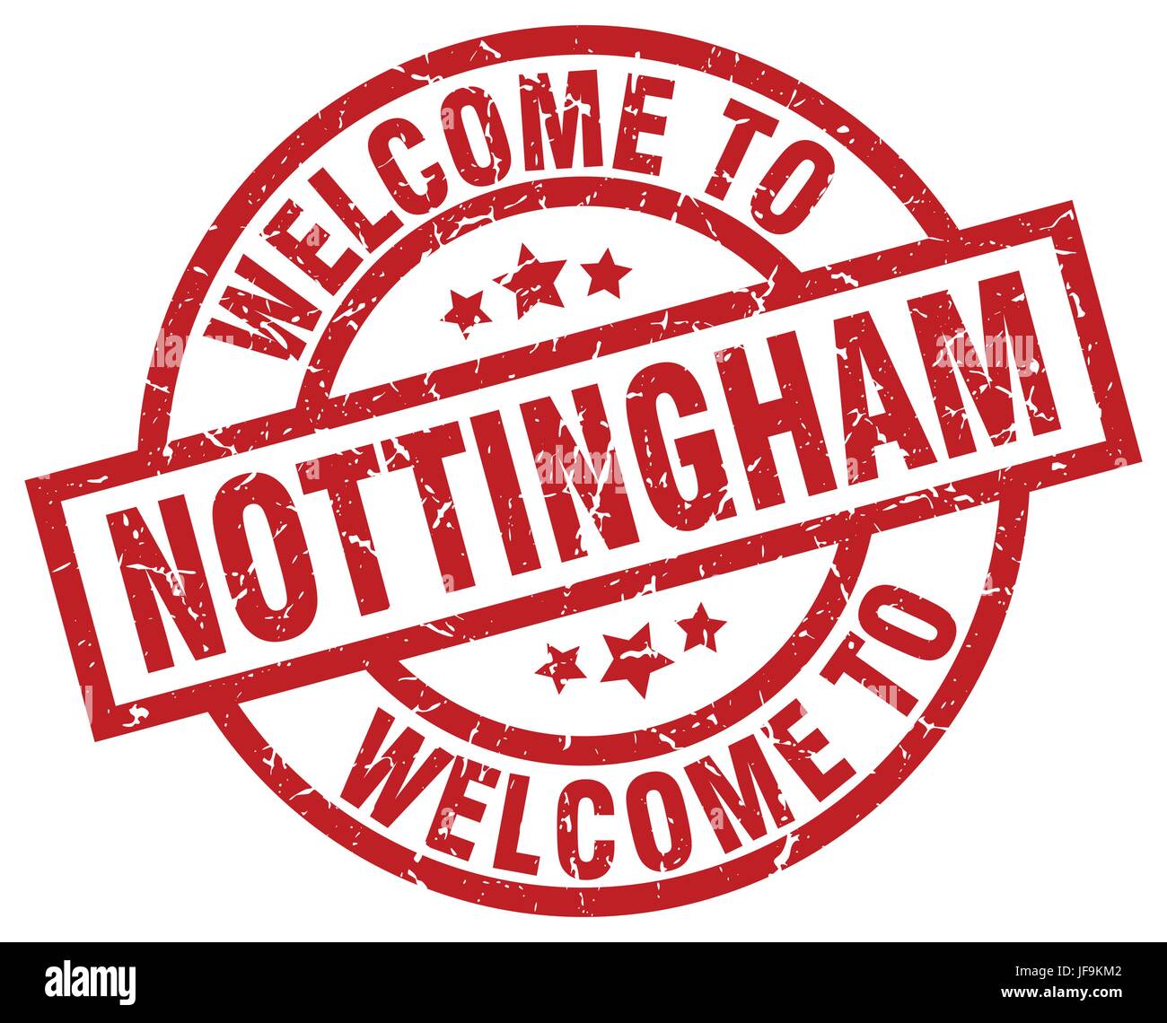 welcome to Nottingham red stamp Stock Vector Image & Art - Alamy