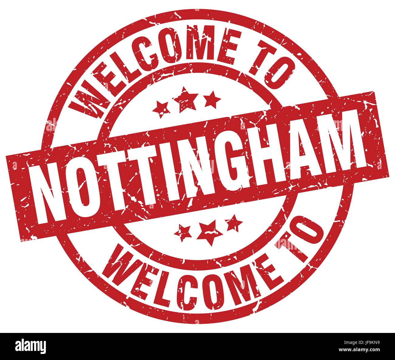 welcome to Nottingham red stamp Stock Vector Image & Art - Alamy