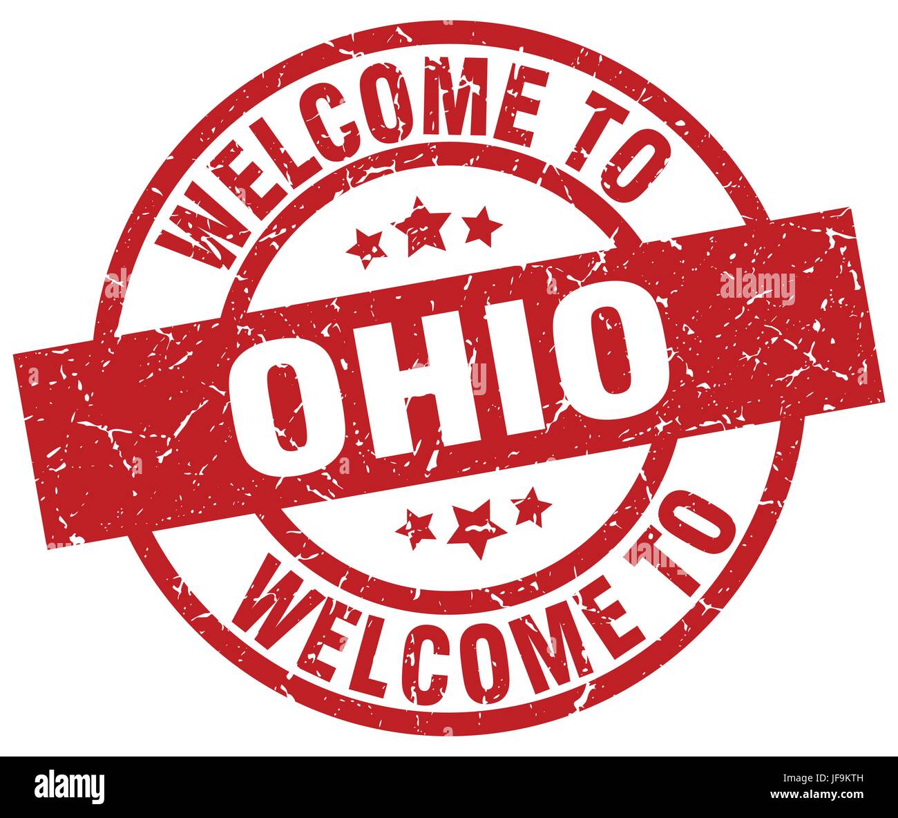 welcome to Ohio red stamp Stock Vector Image & Art - Alamy