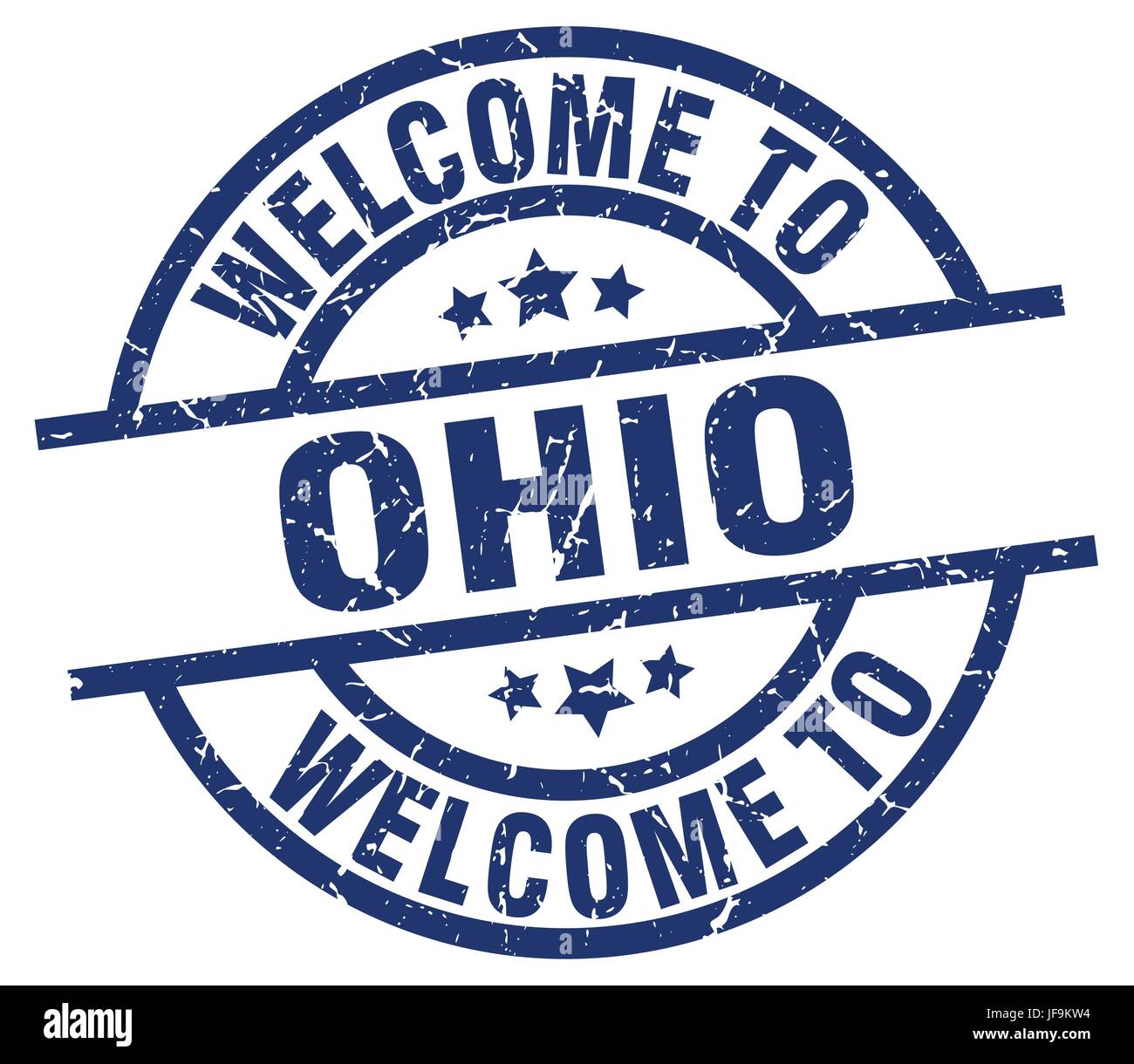 welcome to Ohio blue stamp Stock Vector Image & Art - Alamy
