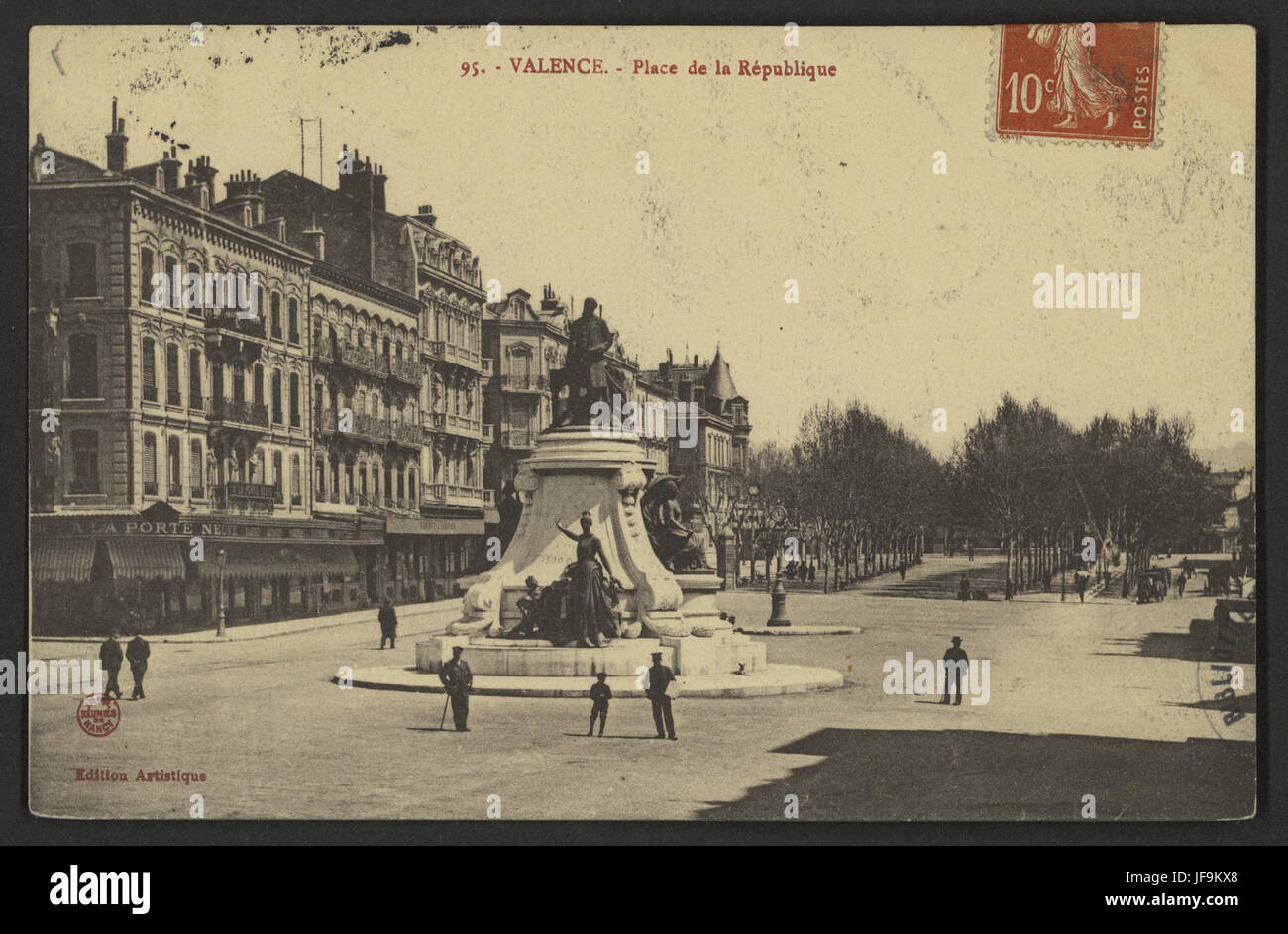 Valence - Place de la République Stock Photo - Alamy