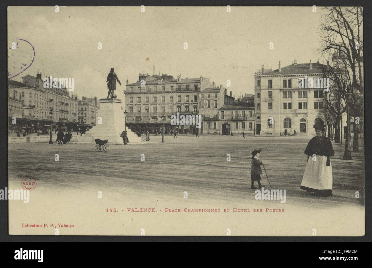 Valence - Place Championnet et Hôtel des Postes: A vintage photograph ...