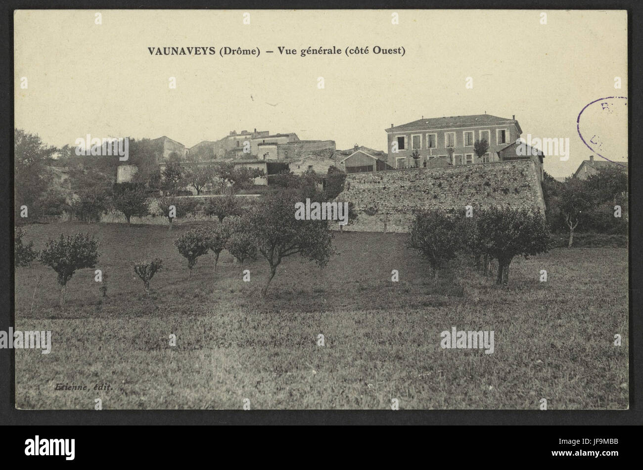 A panoramic view of Vaunaveys in the Drôme region of France, offering a ...