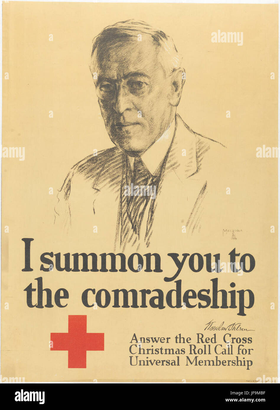 A vintage poster from World War I urging citizens to support the Red ...