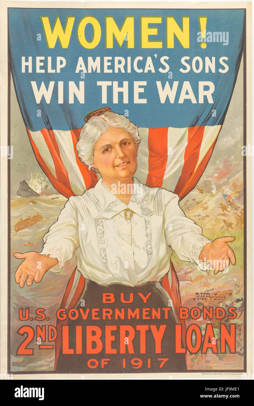 Wwi women poster hi-res stock photography and images - Alamy