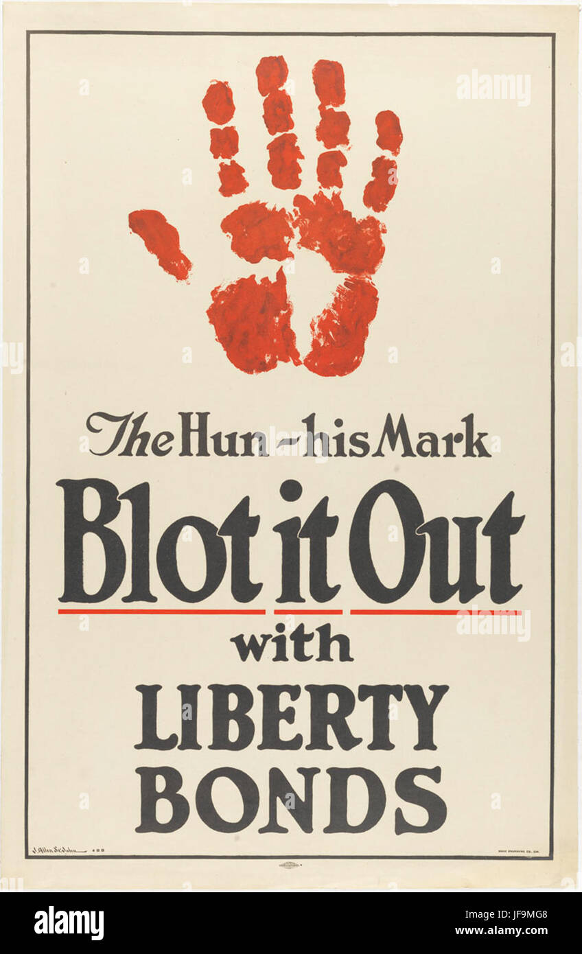 A historical depiction of the Liberty Bond campaign during World War I ...