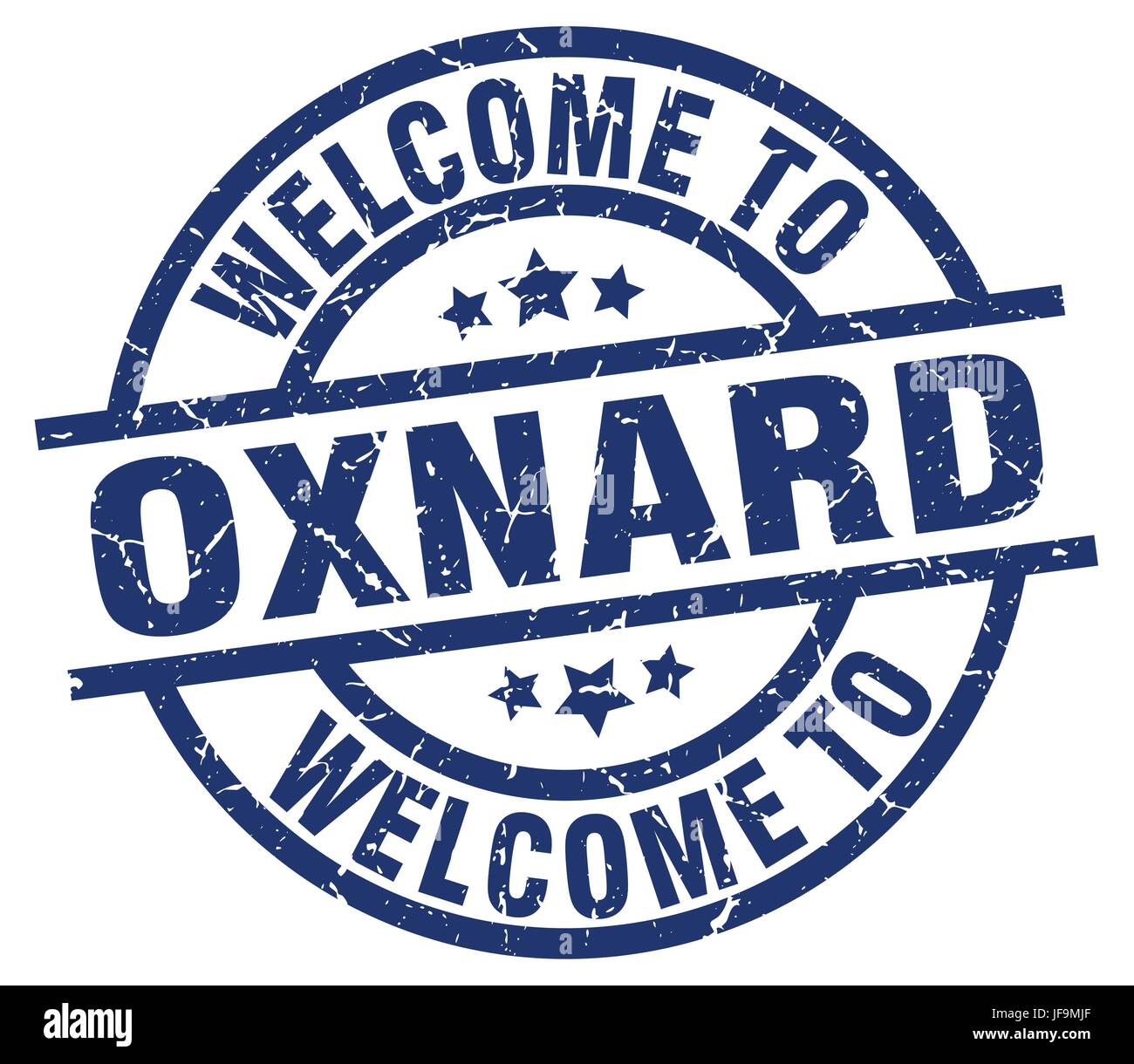 welcome to Oxnard blue stamp Stock Vector Image & Art - Alamy