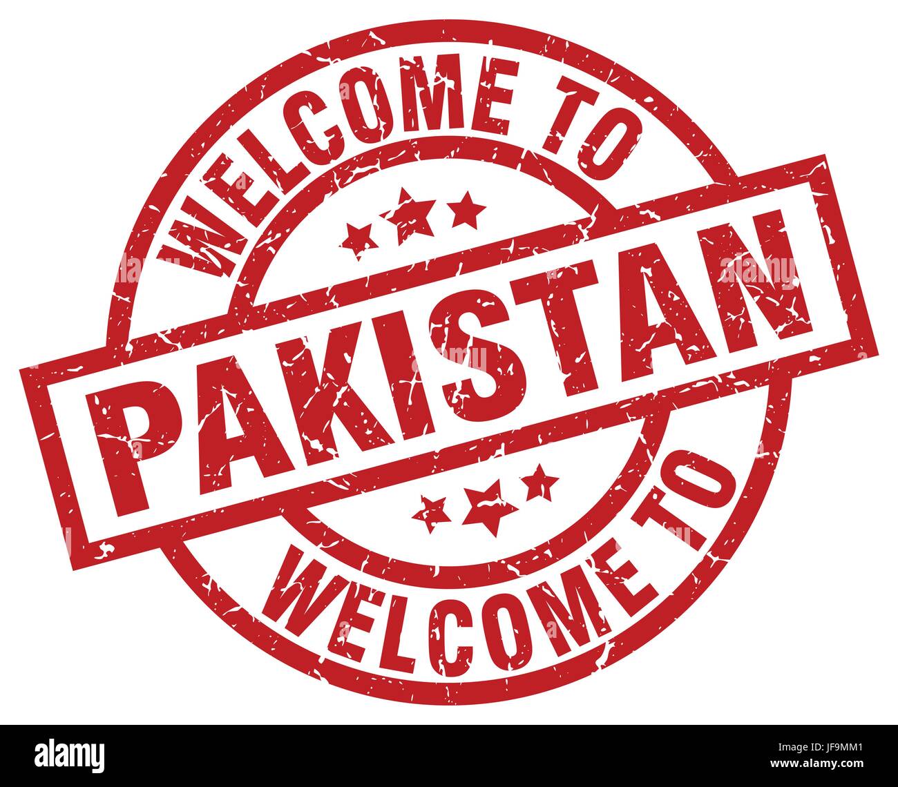 welcome to Pakistan red stamp Stock Vector Image & Art - Alamy