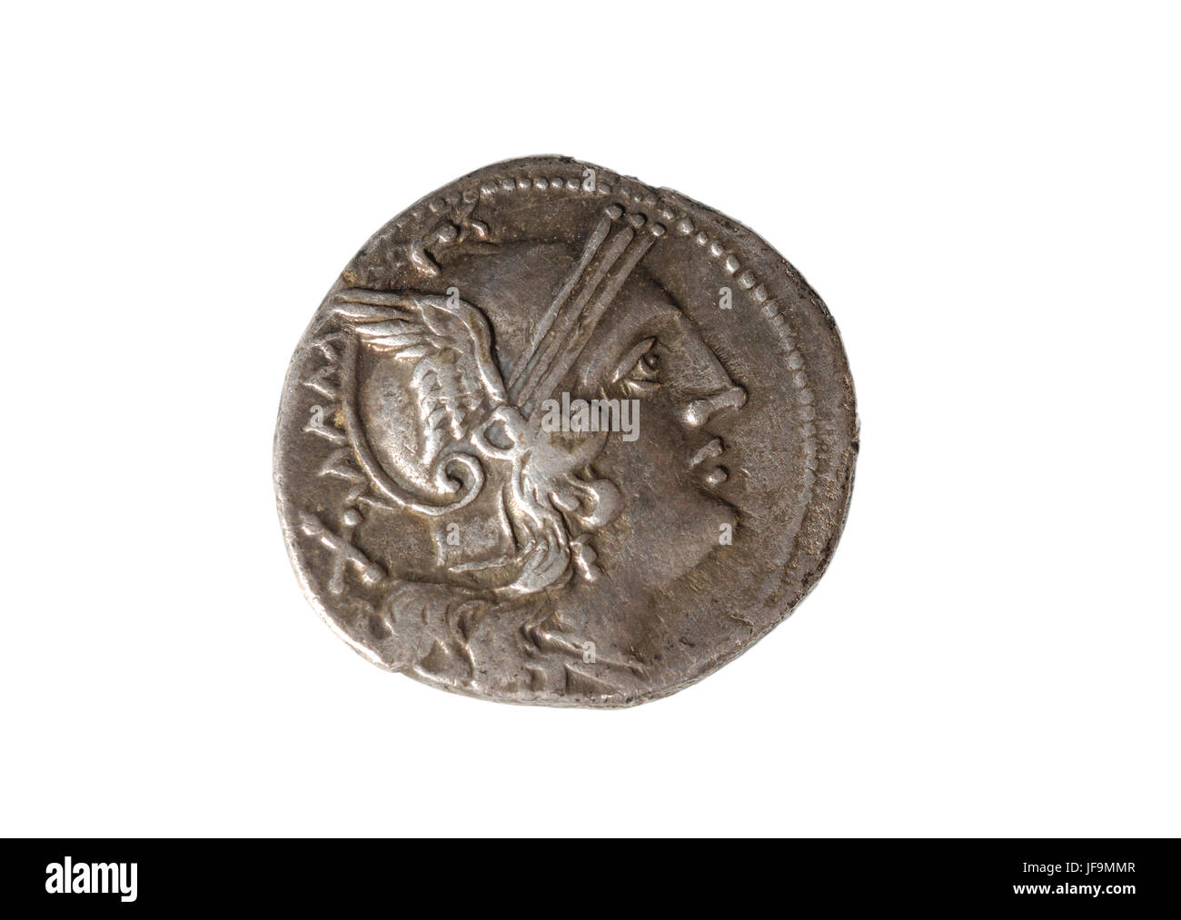 Silver denarius Cut Out Stock Images & Pictures - Alamy