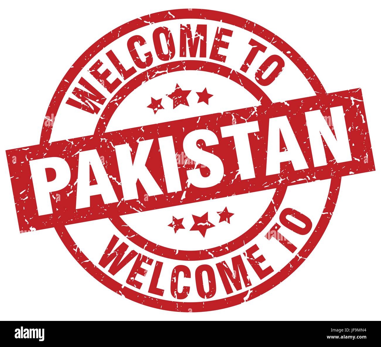 welcome to Pakistan red stamp Stock Vector Image & Art - Alamy