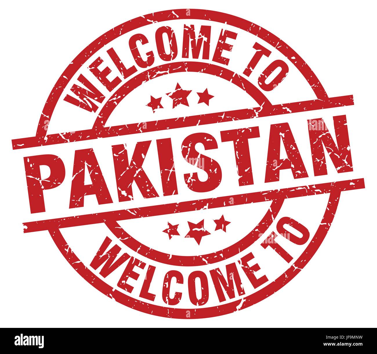 welcome to Pakistan red stamp Stock Vector Image & Art - Alamy